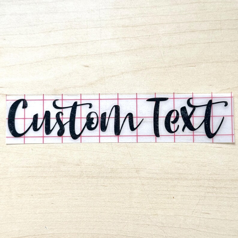 Custom Text Vinyl Decal Sticker for Cars Tumblers Windows Walls Mugs ...