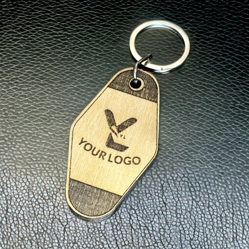 Retro Key Chain Custom Engraving for Hotel Motel Cabin Rental Airbnb ...