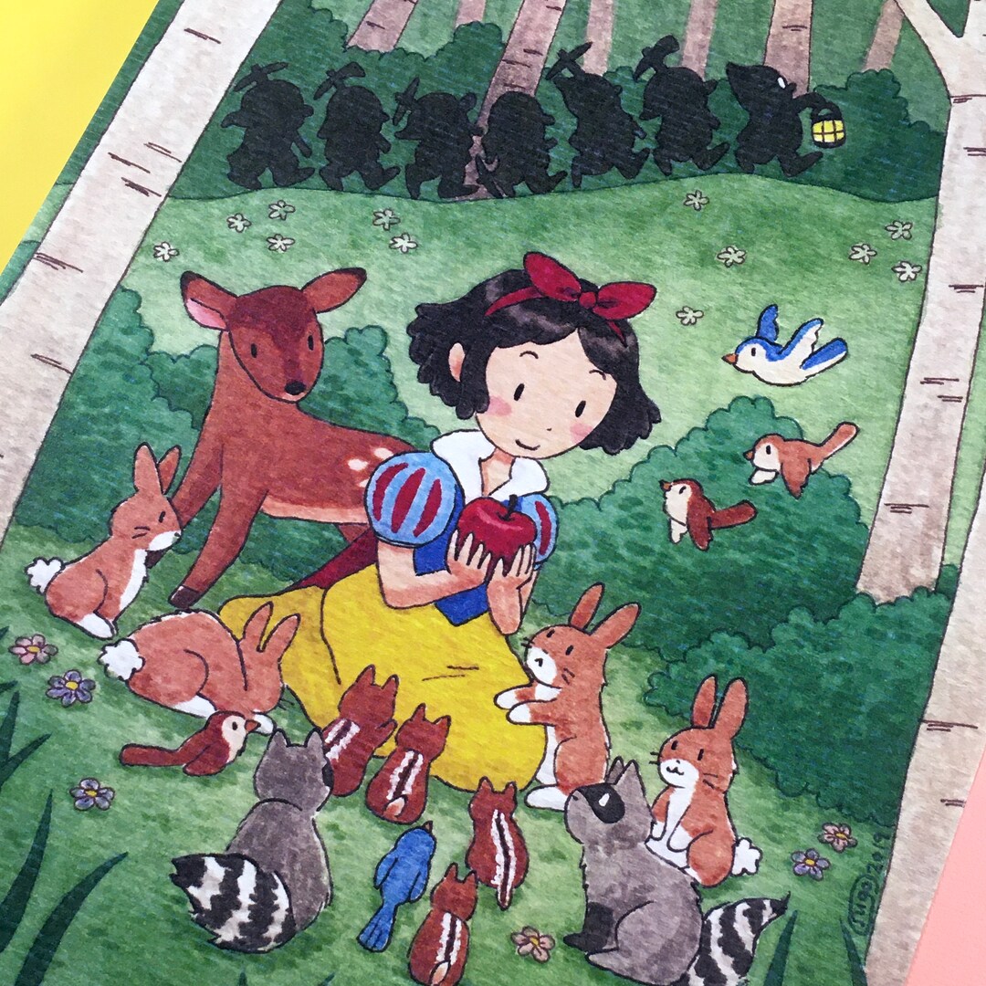 Snow White Art Print - Etsy