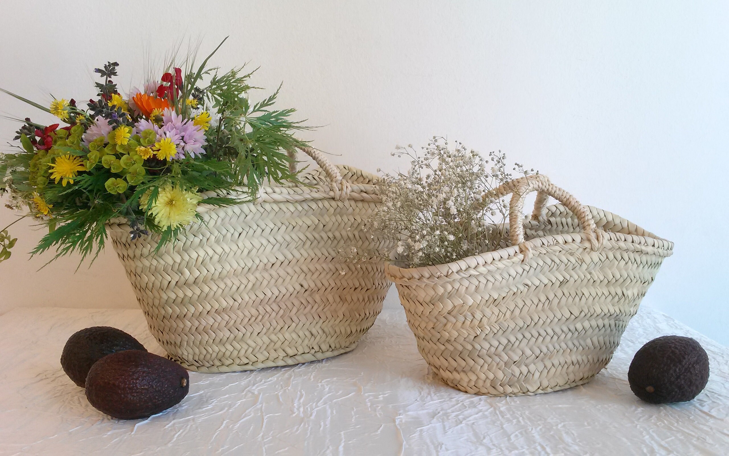 Palm Basket Oval Palm Bassinet Child Palm Basket Small Palm - Etsy UK
