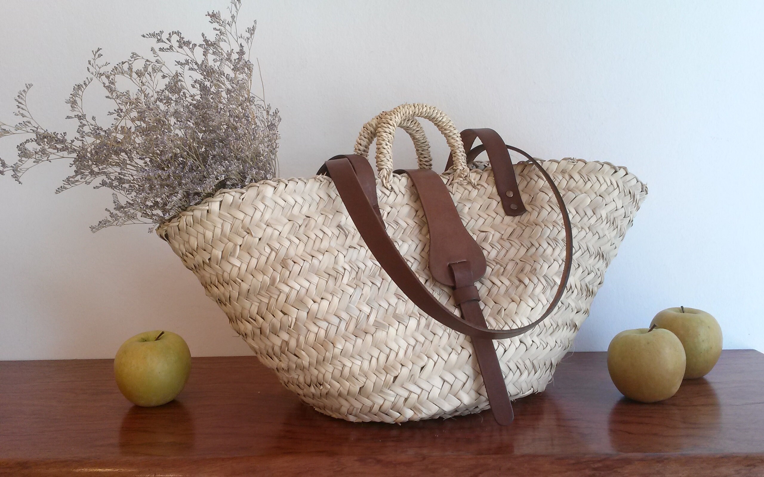 Palm Tree Bag Straw Handbag Double Handle Tote Bag and - Etsy