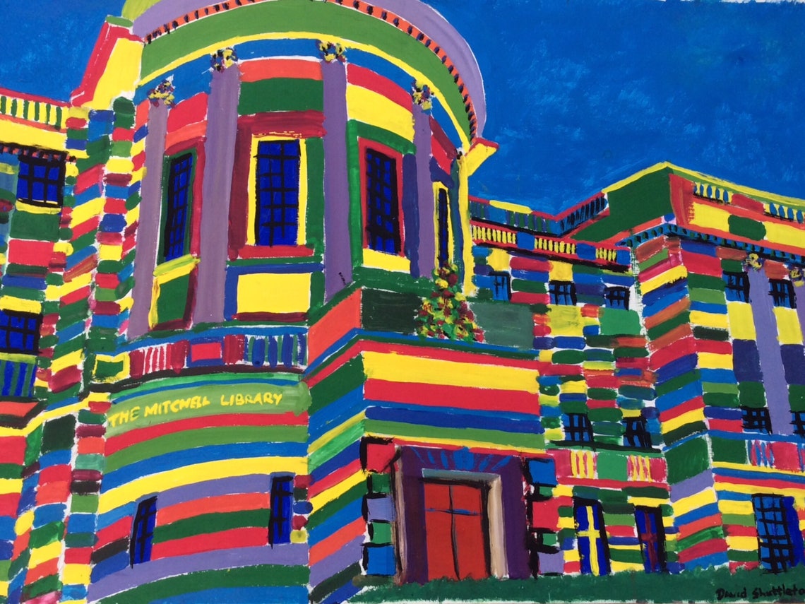 The Mitchell Library Postcard - Etsy Denmark