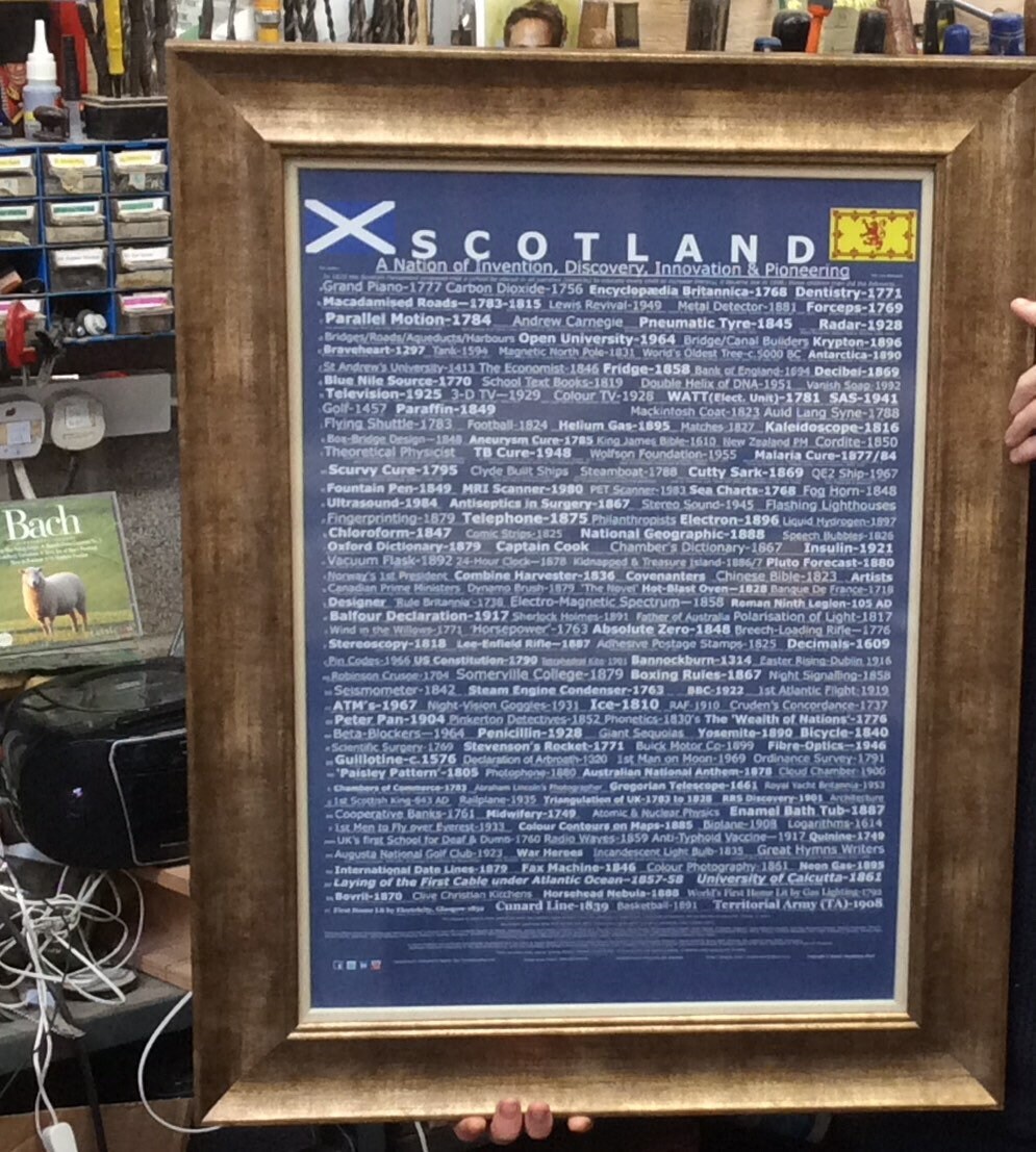 A2 Scottish Poster, Scottish Invention, Scottish Inventions, Scottish ...