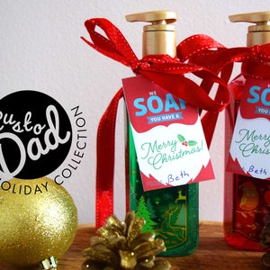 Holiday Soap Tag, We Soap You Have A Merry Christmas, Printable Tag ...