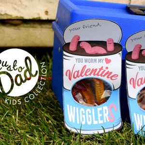 Gummy Worm Valentines, You Worm My Heart Wigglers, Children's ...