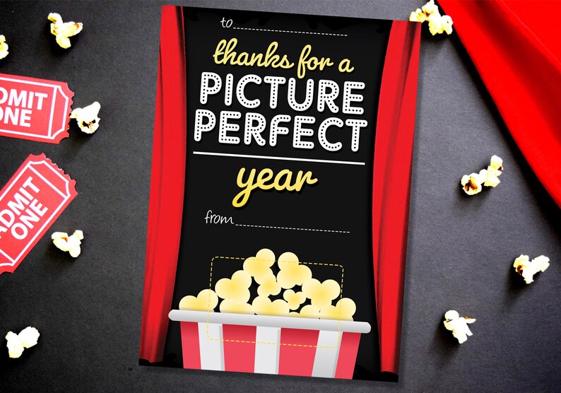 Teacher Gift Card Holder Thanks For A Picture Perfect Year | Etsy