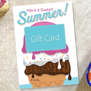 Teacher Gift Card Holder, Have A Sweet Summer, Teacher Appreciation ...