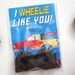 Doughnut Monster Truck Valentine Card, I Wheelie Like You, Children's ...