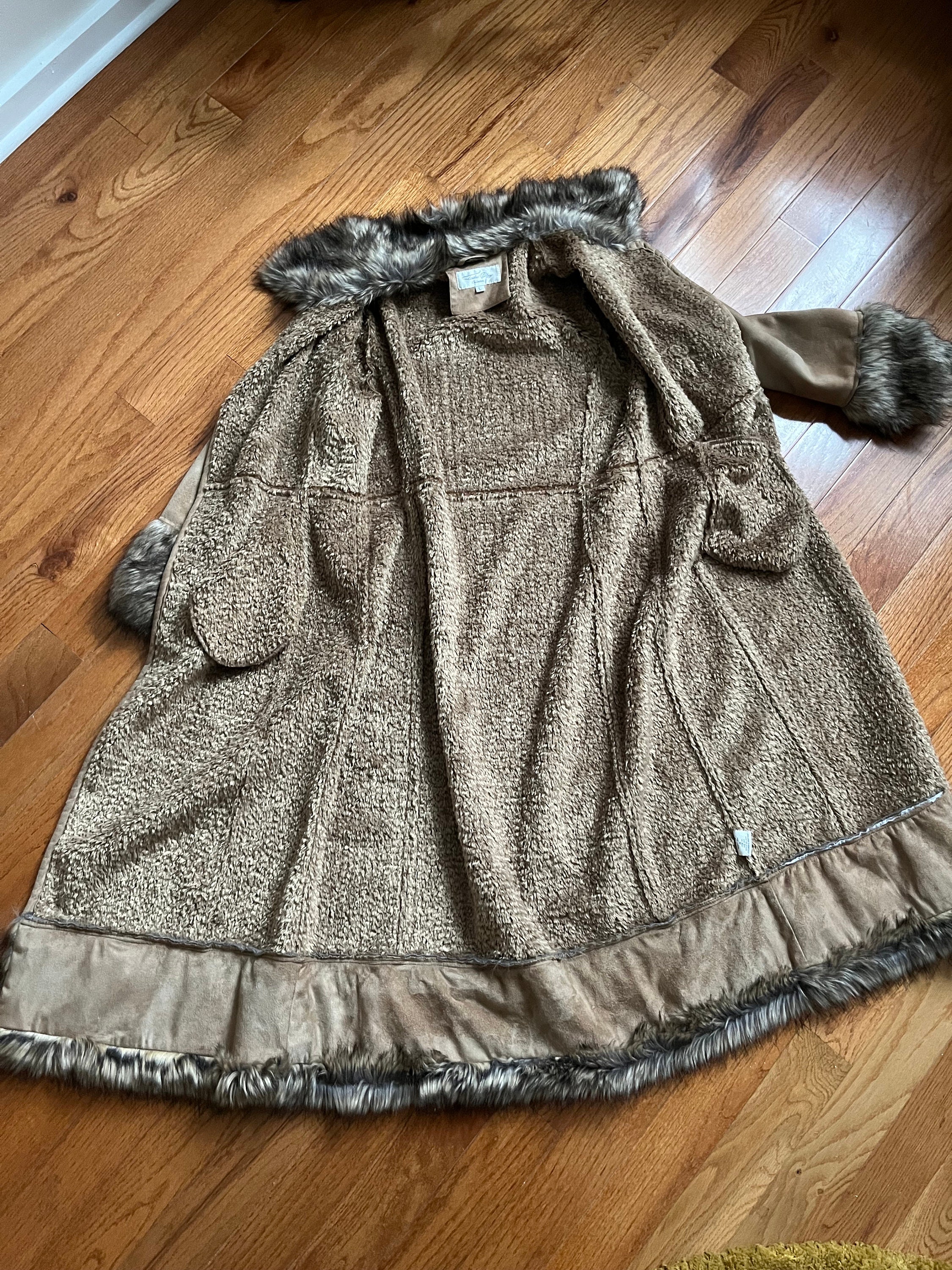 90s/y2k Tasha Polizzi Penny Lane Faux Fur Coat - Etsy
