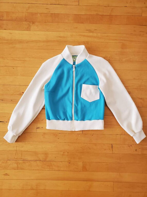 70s Winning Ways Retro Track Jacket - Gem