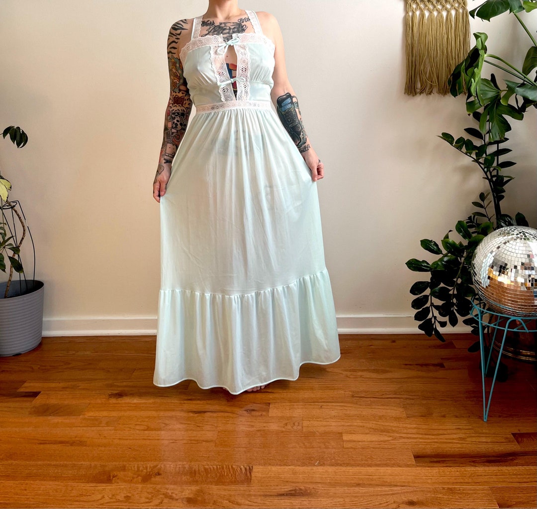60s/70s Prairie Style Negligee - Etsy