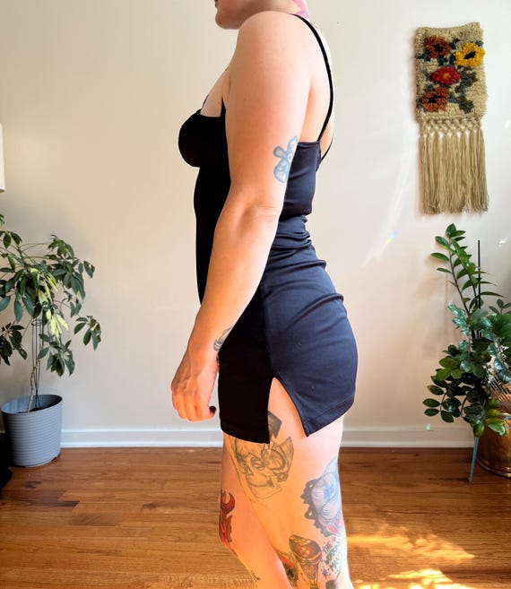 90s Fredericks Of Hollywood Micro Mini Lingerie Dress - Gem