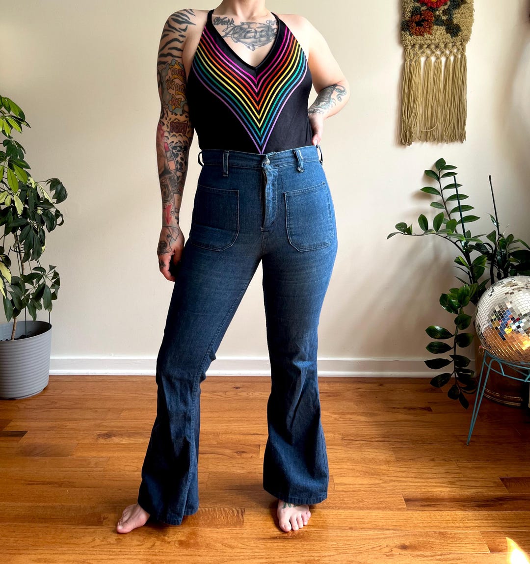 70s/80s Rainbow Chevron by Jc Penney - Etsy