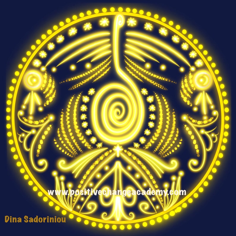 MERLIN Manifestation Sigil PERSONALIZED Art, Intuitive Art With Light ...