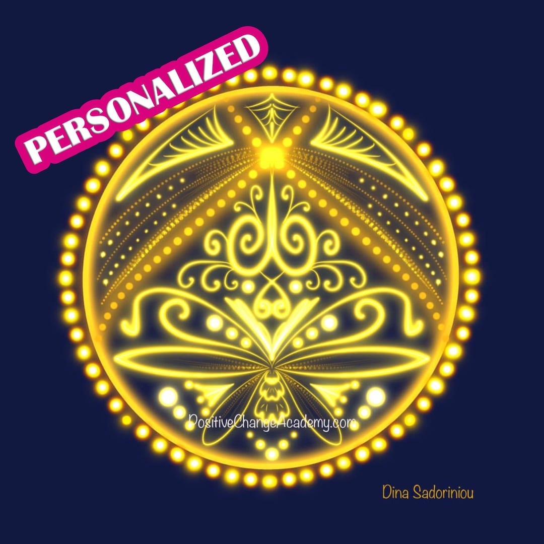 MERLIN Manifestation Sigil PERSONALIZED Art, Intuitive Art With Light ...