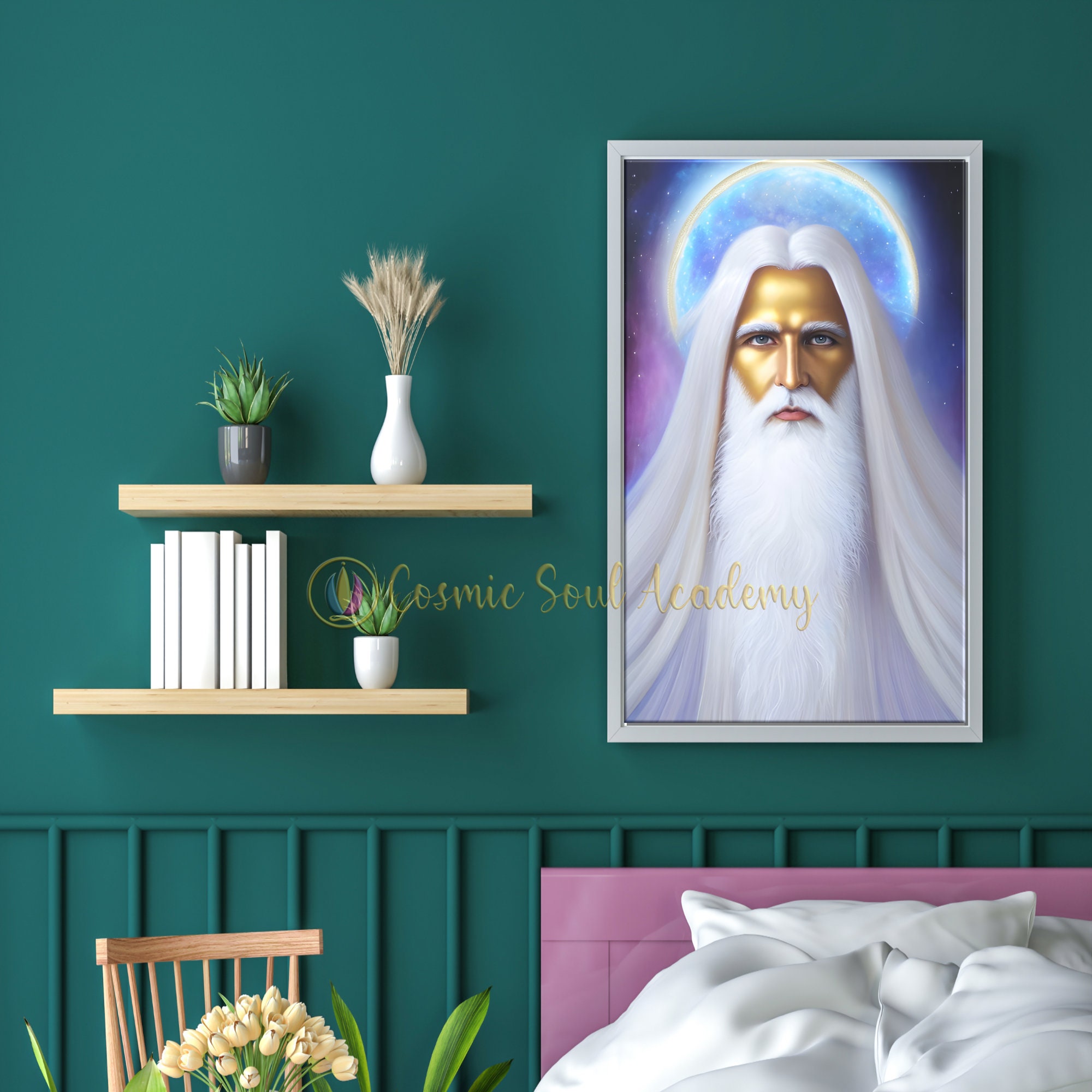 Lord Melchizedek -unlock Divine Wisdom- Digital Poster (A1, A4, A5, A6 ...