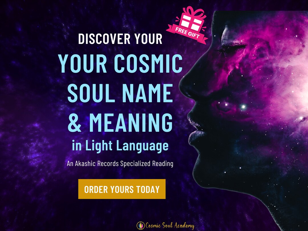Cosmic Soul Name Reading: Akashic Records, Light Language (digital ...