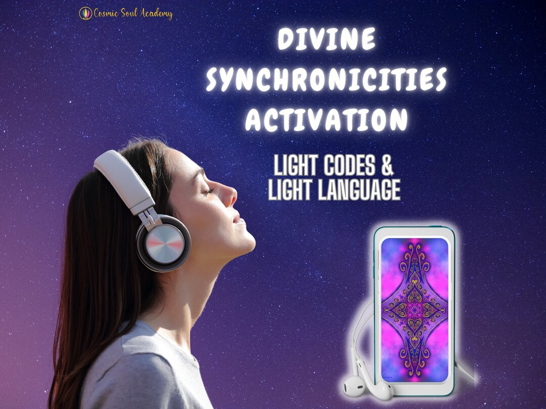 Divine Synchronicities Activation: Light Language Audio & Art (digital Download) - Etsy