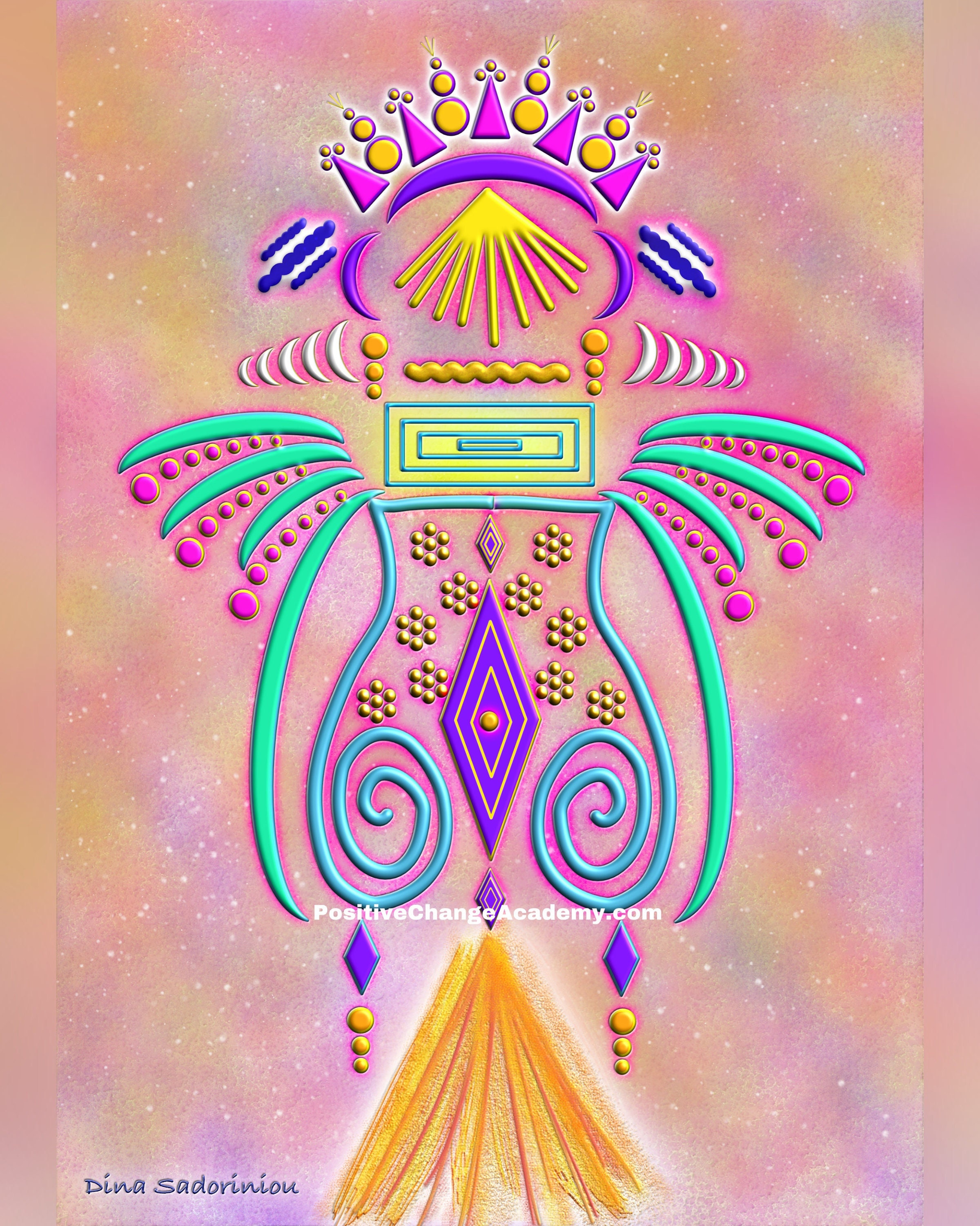 Higher Self I AM Presence Drawing Personalized Sacred - Etsy