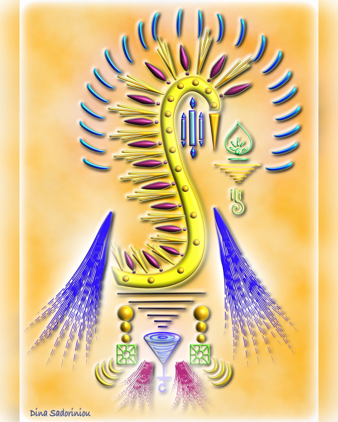 Higher Self I AM Presence Drawing Personalized Sacred - Etsy