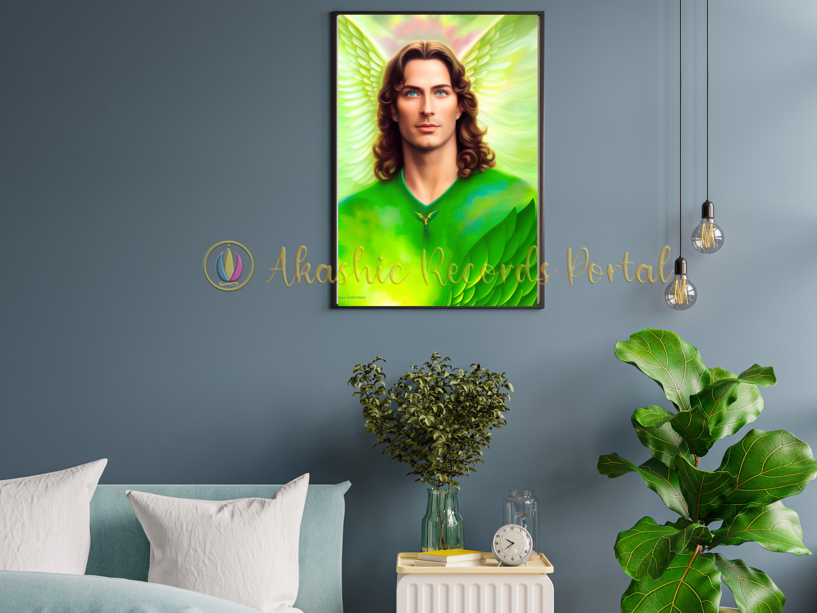 Archangel Raphael Digital Poster Print Instant Download, A1, A4, A5, A6 ...