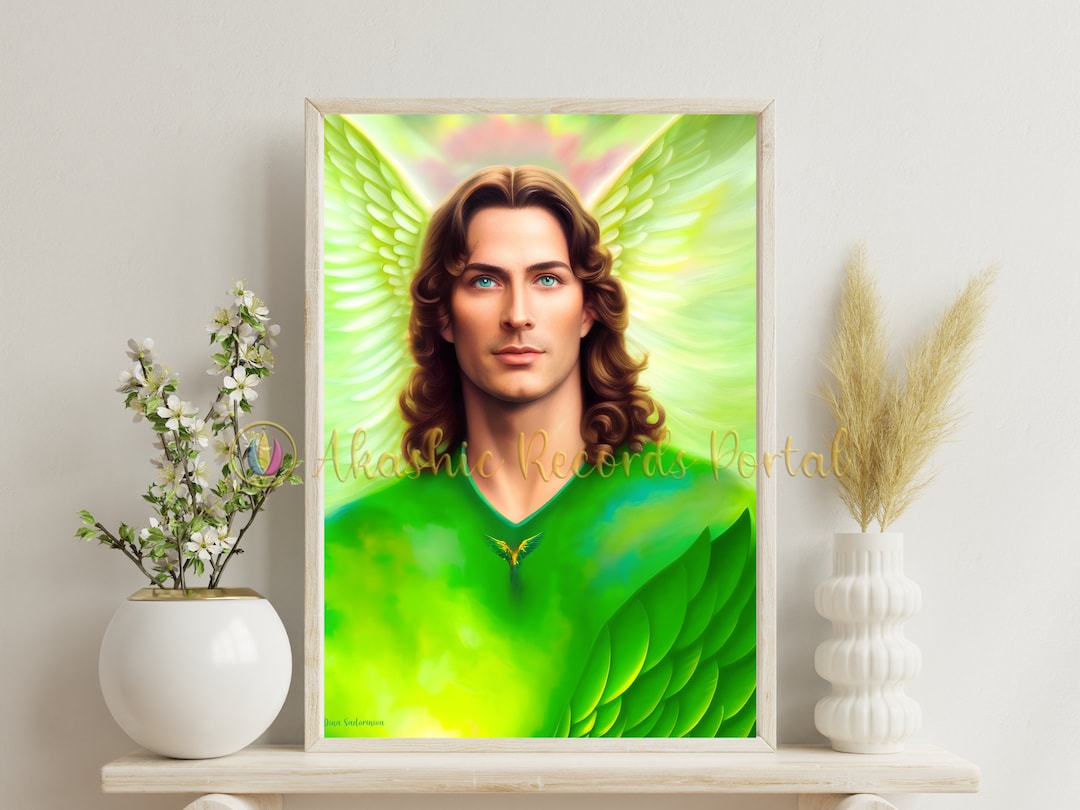 Archangel Raphael Digital Poster Print- Instant Download, A1, A4, A5 ...