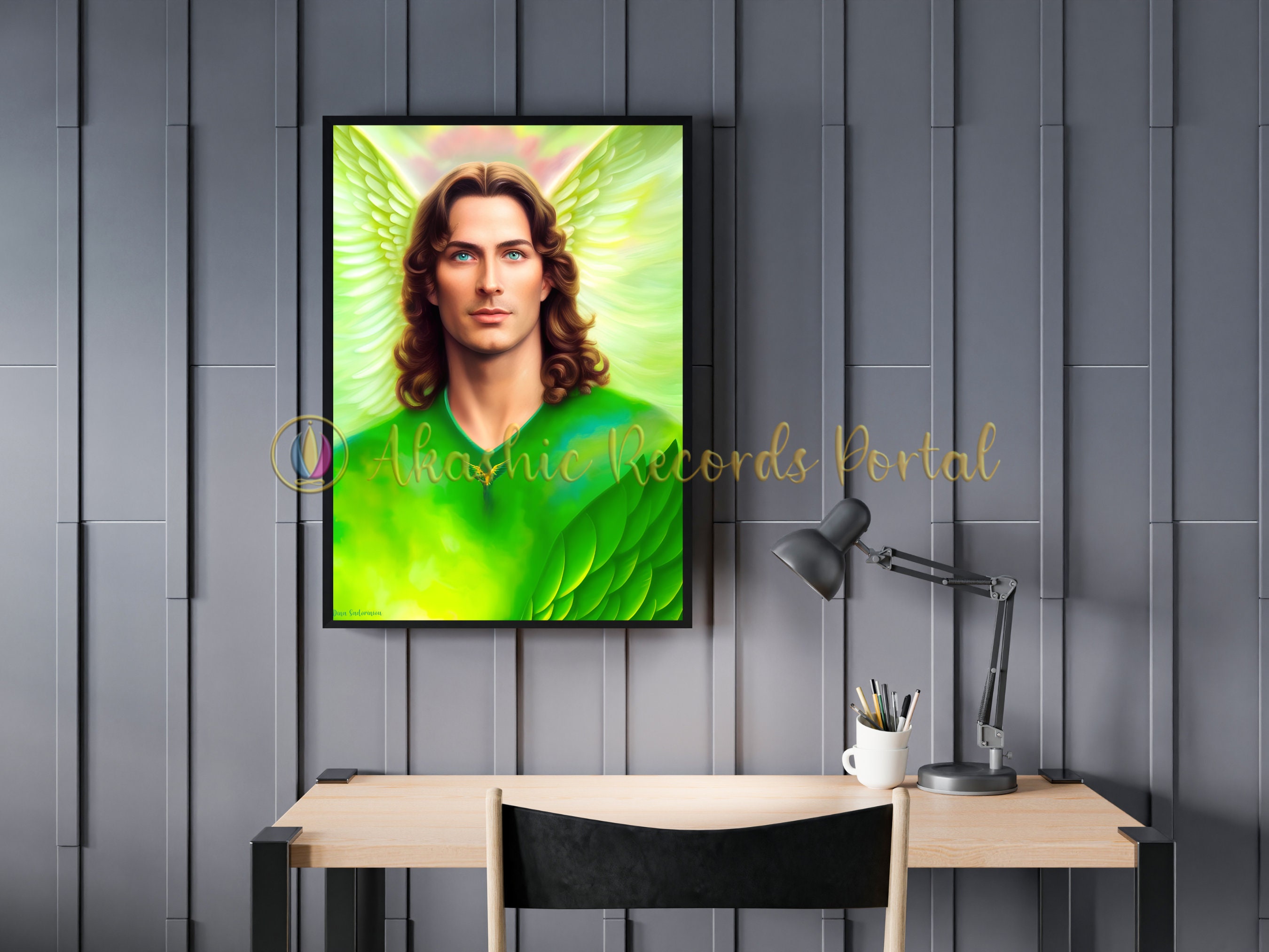 Archangel Raphael Digital Poster Print Instant Download, A1, A4, A5, A6 ...