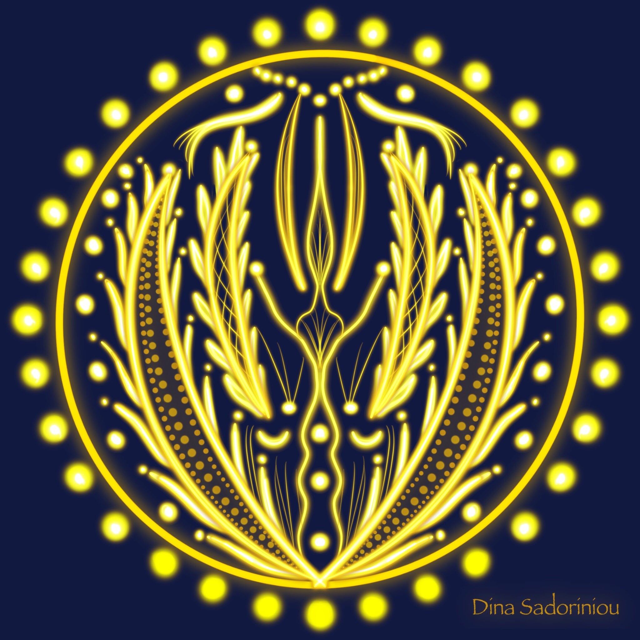 MERLIN Manifestation Sigil PERSONALIZED Art, Intuitive Art With Light ...