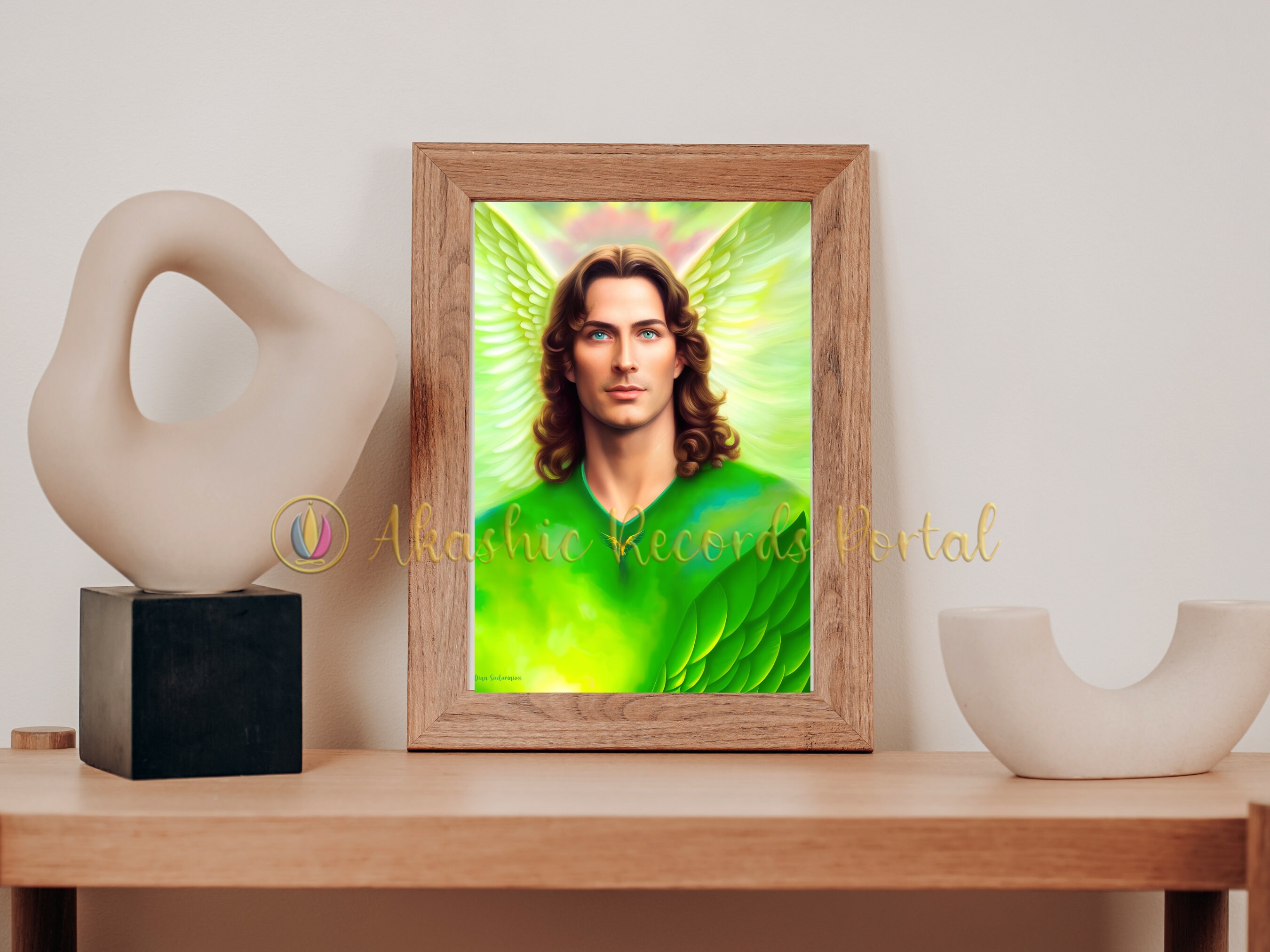 Archangel Raphael Digital Poster Print Instant Download, A1, A4, A5, A6 ...