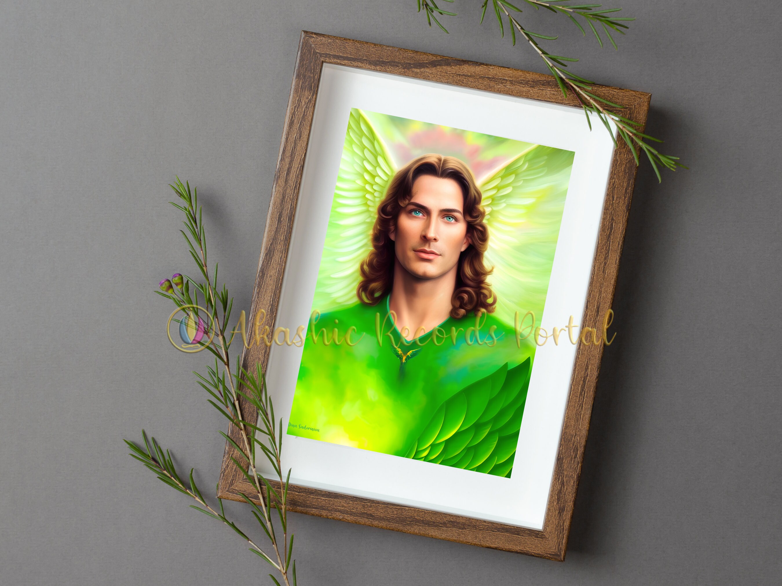 Archangel Raphael Digital Poster Print- Instant Download, A1, A4, A5 ...