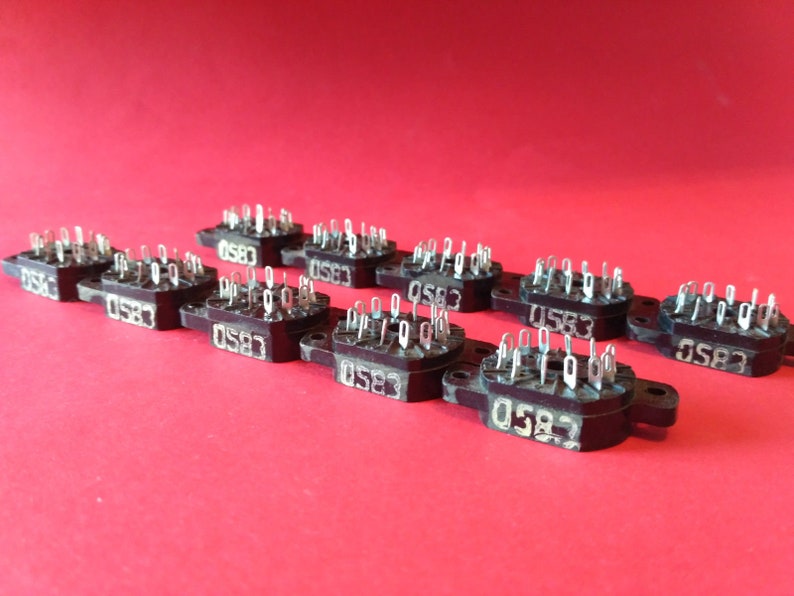 PL31A-P Nixie Tube Socket IN12A IN12B IN15A IN15B IV22 30254 3025 Ussr ...
