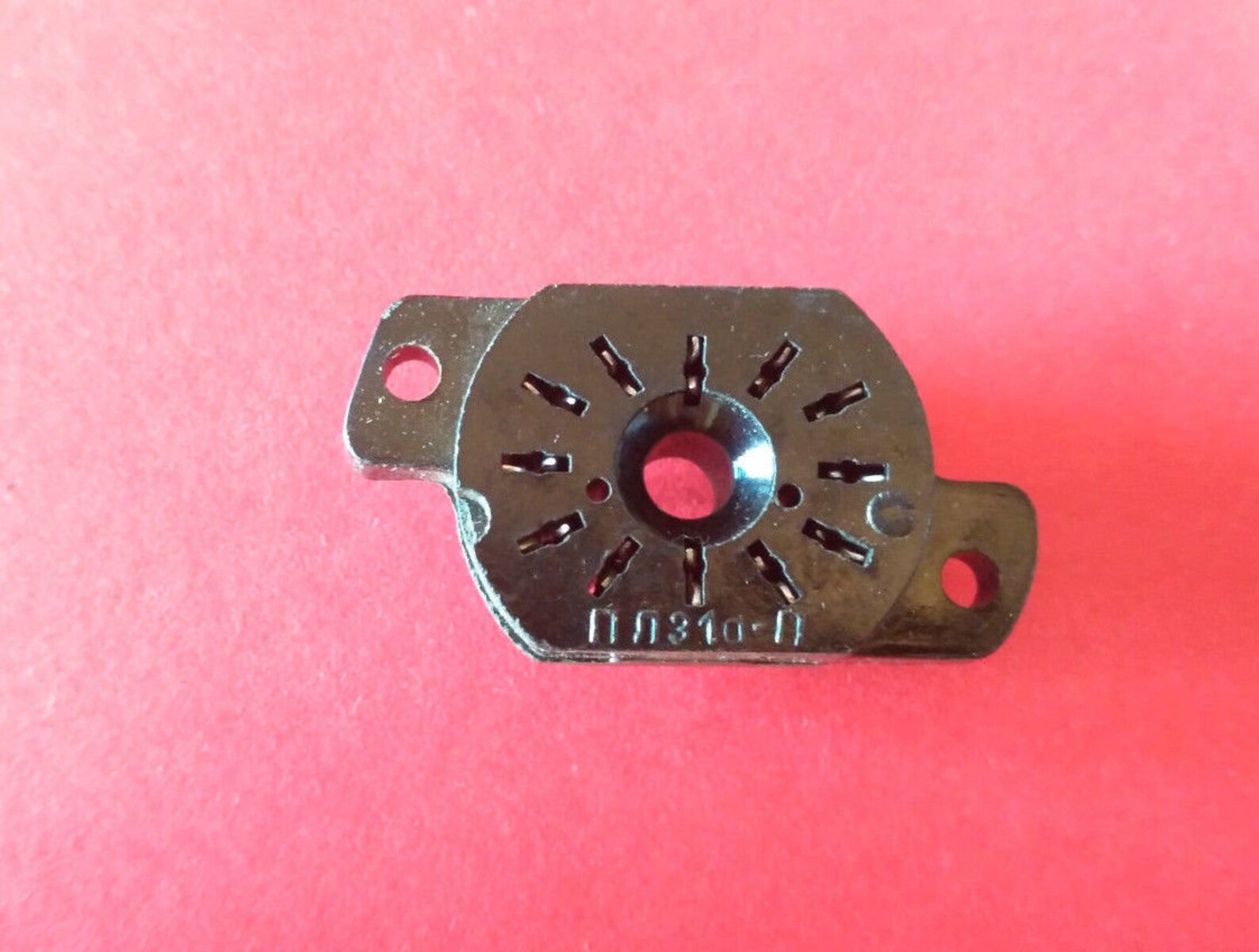 PL31A-P Nixie Tube Socket Black IN12A IN12B IN15A IN15B IV22 USSR Nos ...