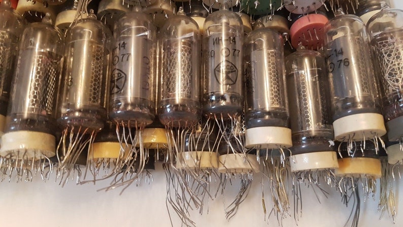 IN-14 In14 ин-14 Indicator Nixie Tube for Clock Vintage Ussr USED 100% ...