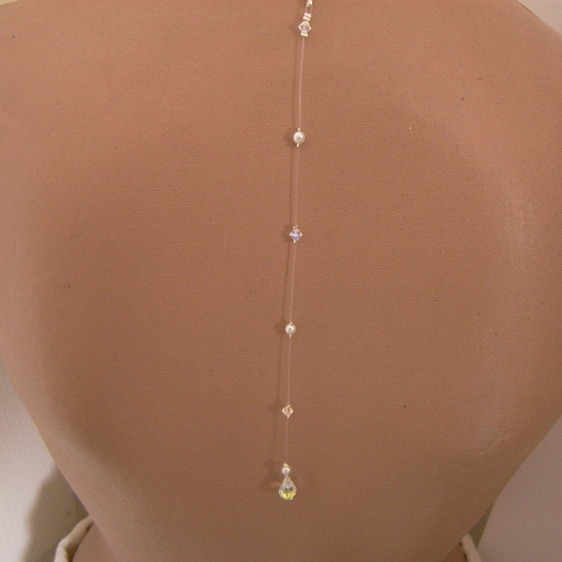 Low Back Necklace - Etsy