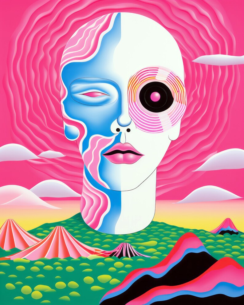 Art Print, Abstract, Anatomy, Portrait, Pop Art, Modern, Wall Art, Home ...