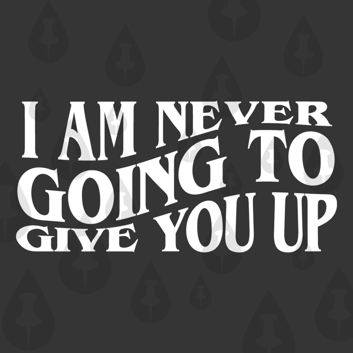 Never Gonna Give You up Social Club SVG Cricut Vector Rick | Etsy