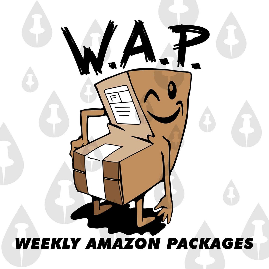Wap Weekly Amazon Packages Funny Meme Svg Rule 34 Sexy Mail Etsy