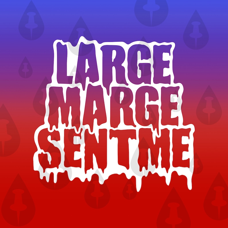 Large Marge Sent Me Pee Wee's Big Adventure Horror - Etsy