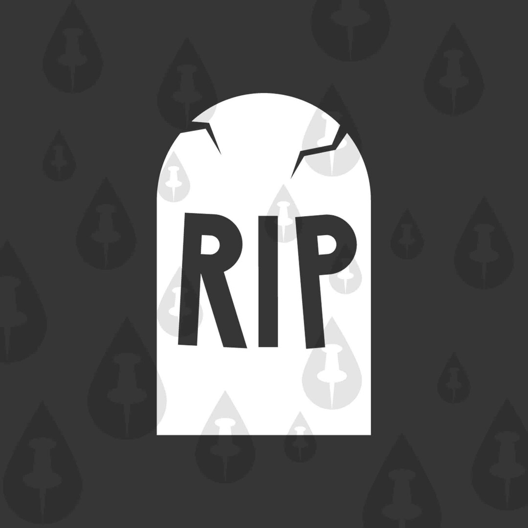 Grave SVG - Spooky RIP Halloween Decoration Design for Cricut - Etsy