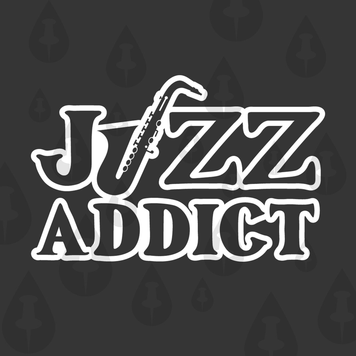 Jazz Addict Funny Saxophone Jizz Addict Meme SVG for Cricut - Etsy