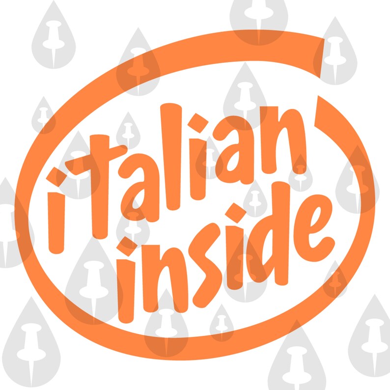 Italian Inside SVG - Cricut Vector Funny Italy Guido IT Technology ...