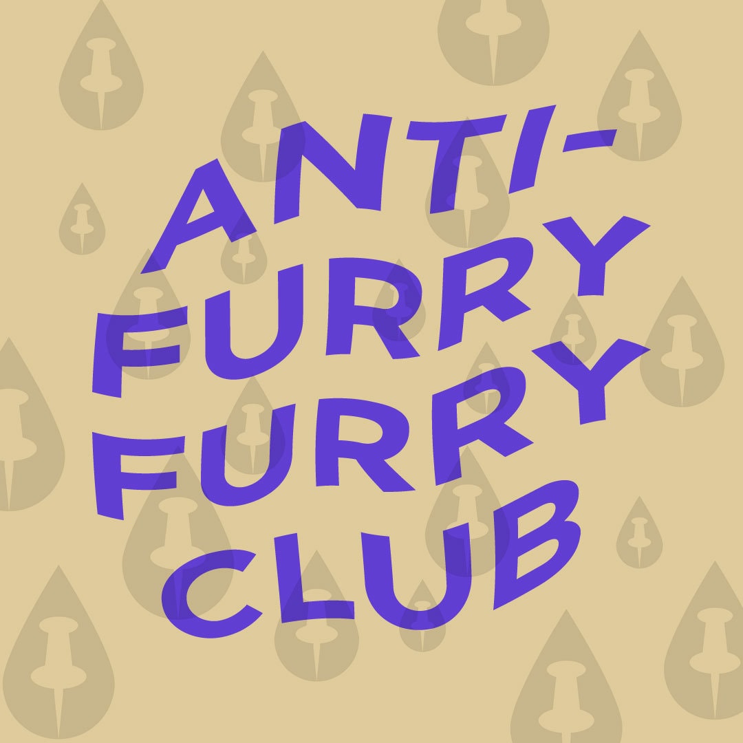 Anti Furry Furry Club SVG People Who Enjoy Fur Suits but - Etsy Canada