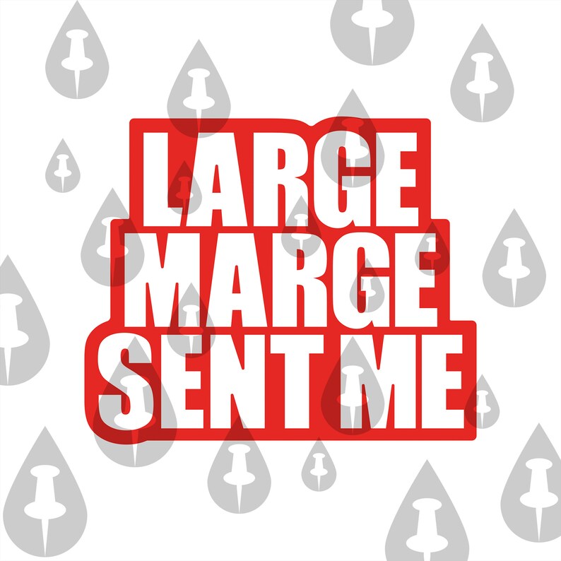 Large Marge Sent Me Pee Wee's Big Adventure Horror | Etsy