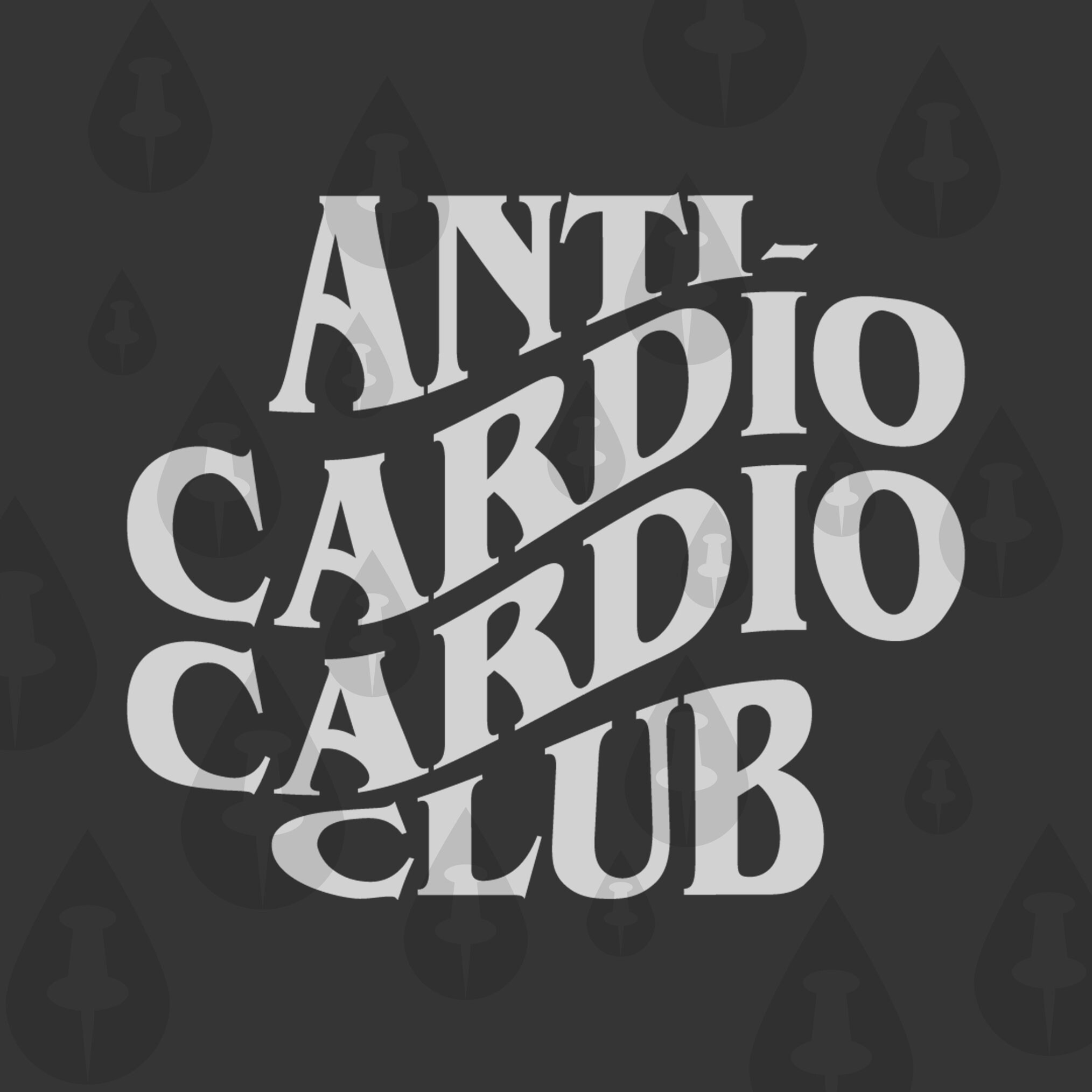 Anti Cardio Cardio Club SVG Cricut Vector Halloween Spooky - Etsy