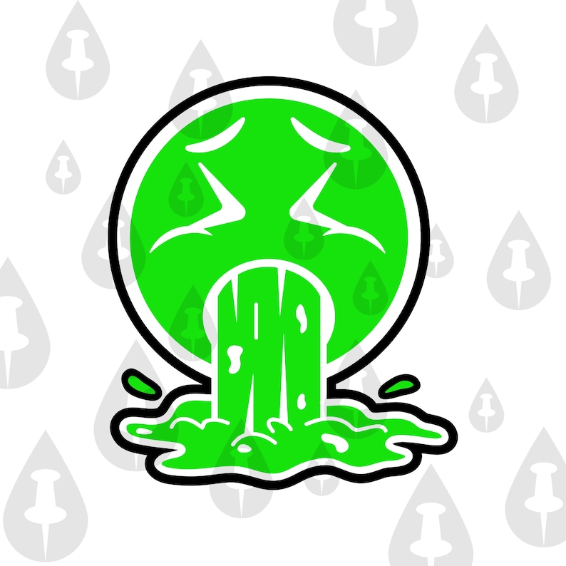 Puke Emoji Funny Emoji Meme Vector Pack SVG EPS AI - Etsy
