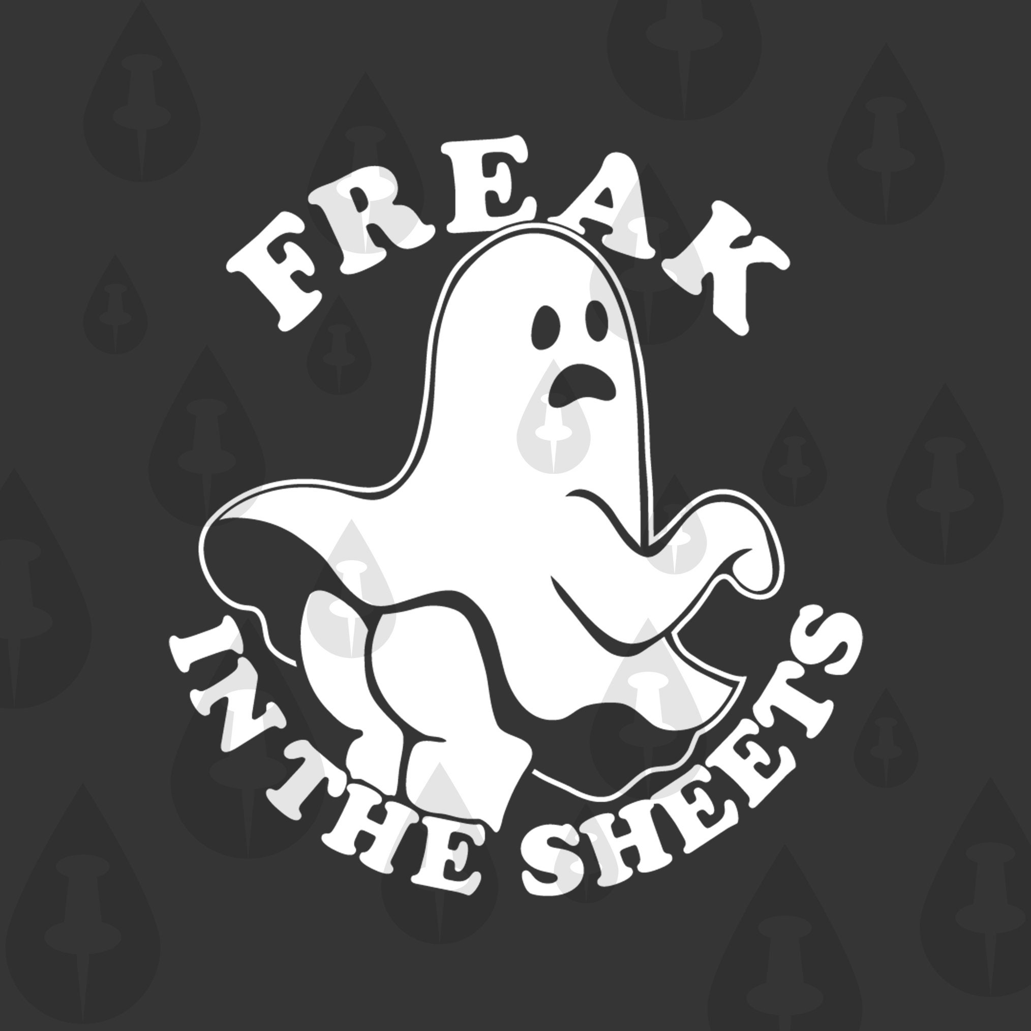 Freak in the Sheets Ghost With Butt Sticking Out SVG Cricut - Etsy Canada