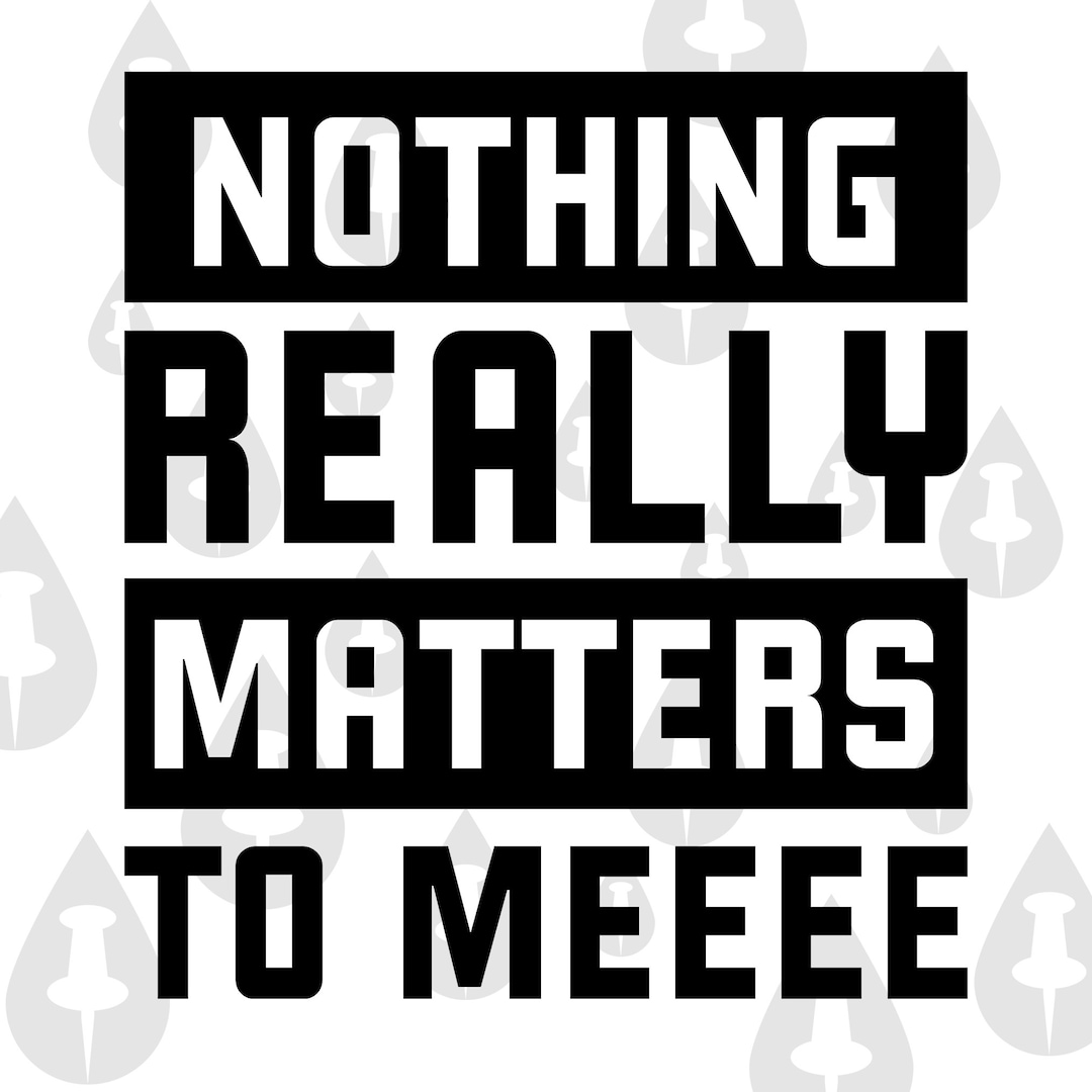 Nothing Really Matters to Me SVG - Black Lives Matter Style Queen ...