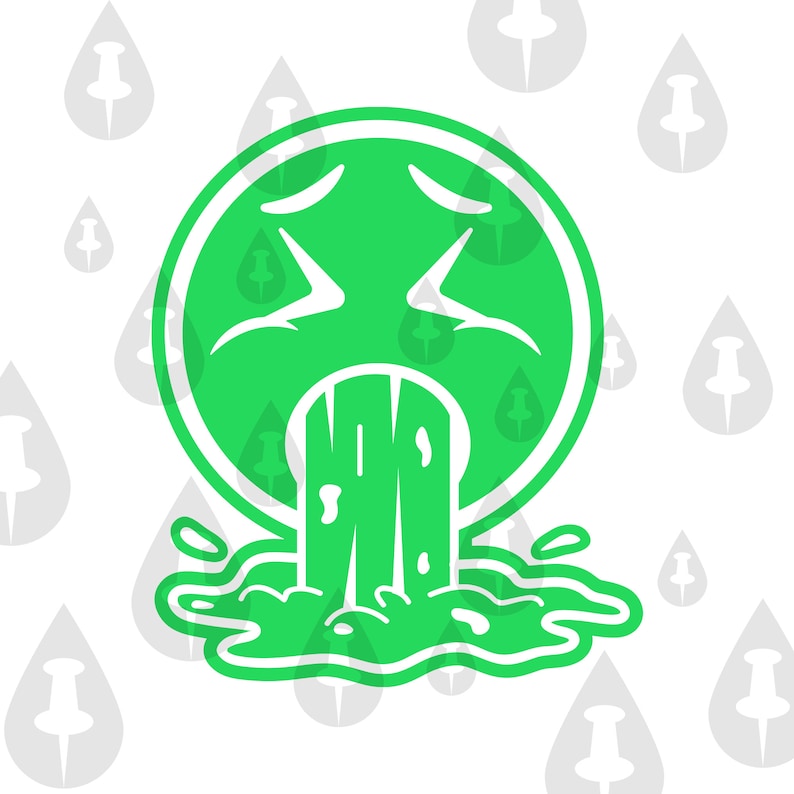 Puke Emoji Funny Emoji Meme Vector Pack SVG EPS AI - Etsy