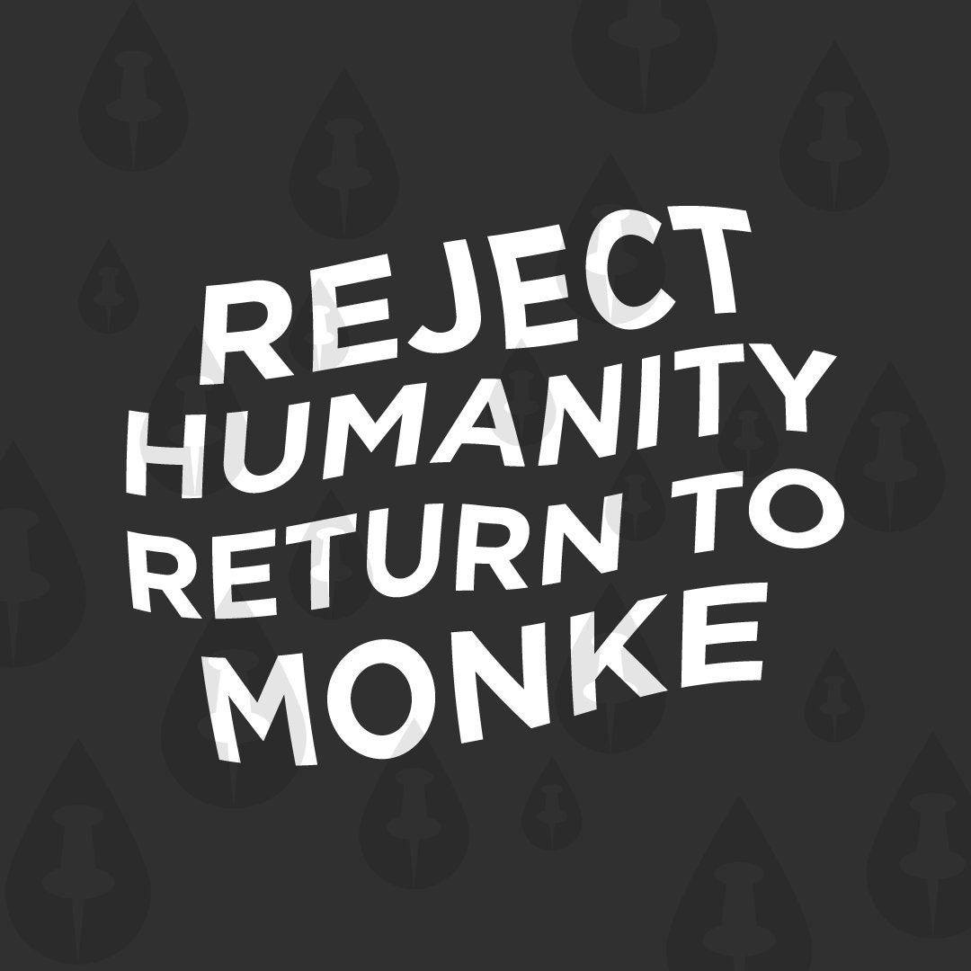Reject Humanity Return to Monke Funny Antisocial Social Club - Etsy