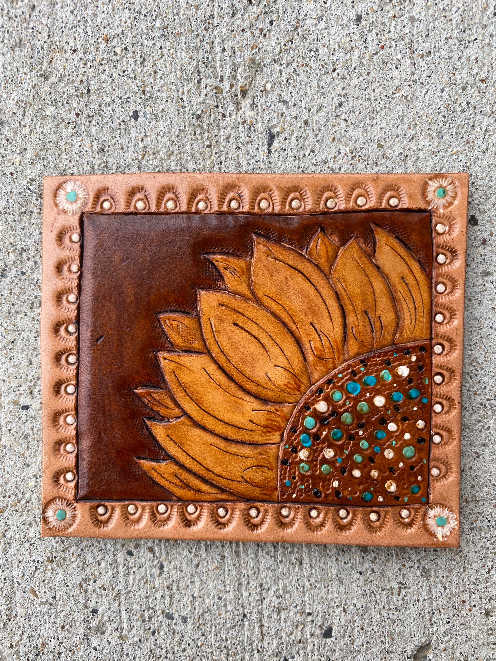 Hand Tooled Leather Patch Custom - Etsy